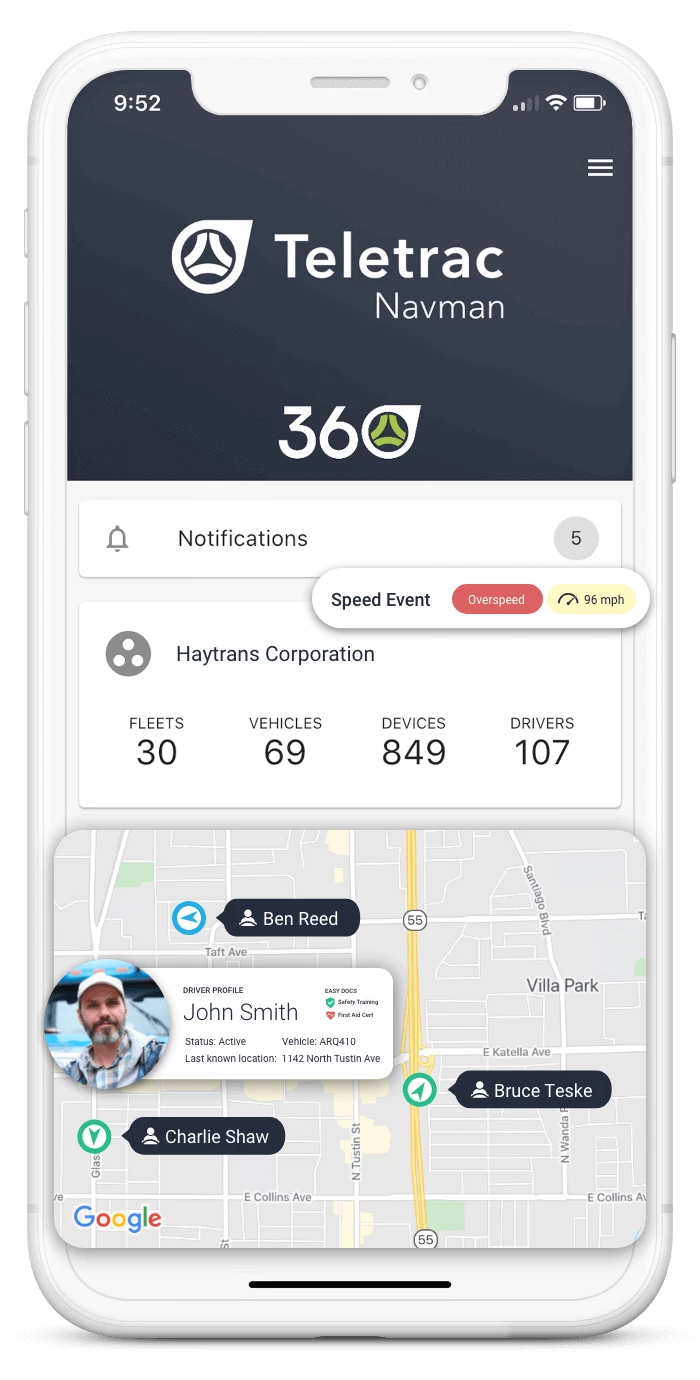 GPS Fleet Tracking Systems - Teletrac Navman AU